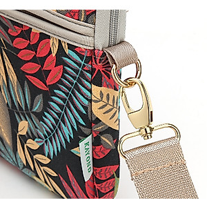 kayond Forest series Black Patten water-resistant Laptop Shoulder Messenger Bag Case Sleeve for 12 Inch 13 Inch Laptop