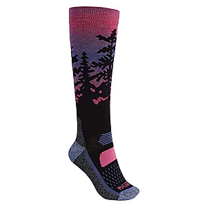 Burton Womens Performance Midweight Sock, Sunrise, Medium/Large