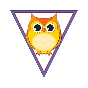 Carson Dellosa Banner, Colorful Owls (102038)