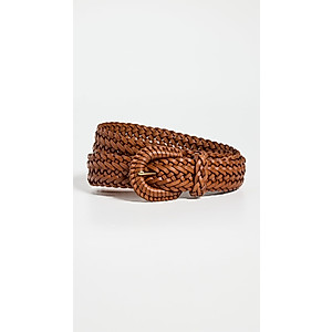Madewell Women's Woven Belt, Desert Camel, Tan, M-L