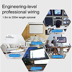 Fuwaderp HDMI Cable 50 ft Supports 4K@60HZ,18Gbps,HDR,ARC,Ultra HD,3D,1080P.