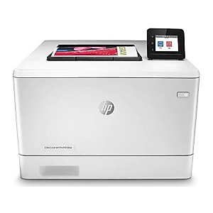 HP Manufacturer RENEWED Laserjet PRO M454DW Printer 28PPM 600X600DPI 300-SHEET, White