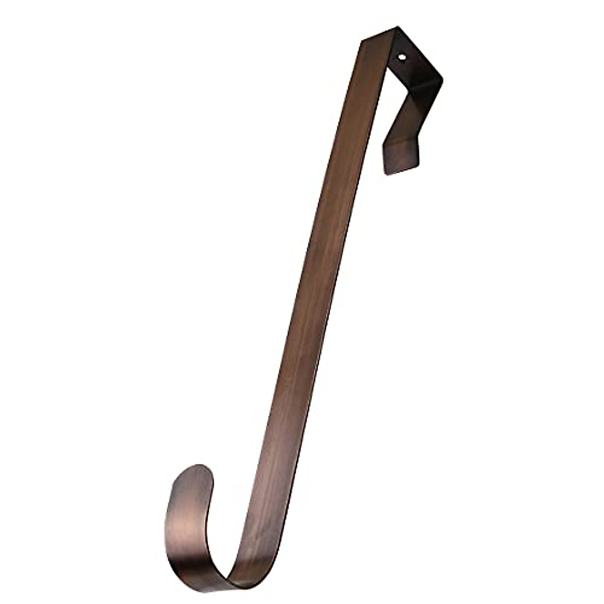 Tribello Over The Door Wreath Hanger for Front Door 1" Deluxe Wreath Holder Hook for Front Door (Bronze)