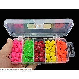125Pcs Soft Fishing Lure Corn Fishing Corn Soft Baits Fish Beads Feeder Carp Fishing Accessories Tool