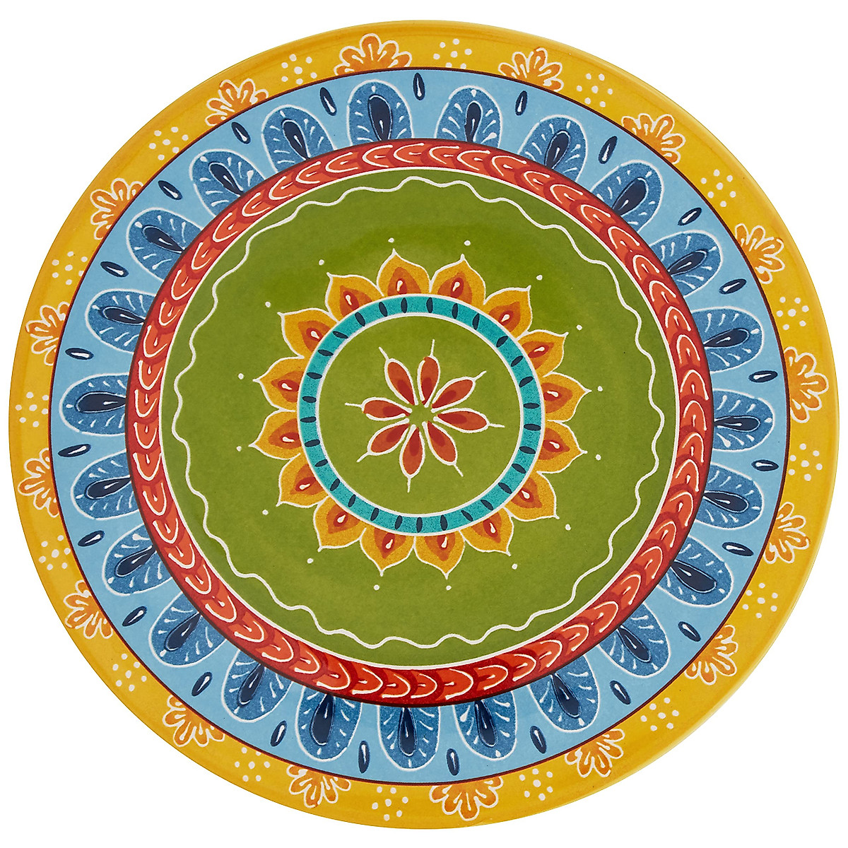 Certified International Valencia Dessert Plates (Set of 4), 8.75", Multicolor