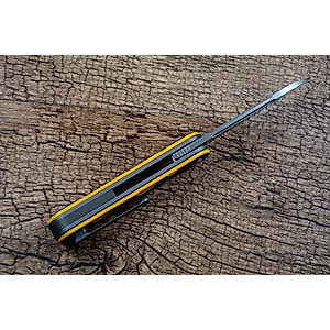 TWO SUN EDC Outdoor Pocket Knife D2 Blade TC4 Titanium G10 Handle TS414