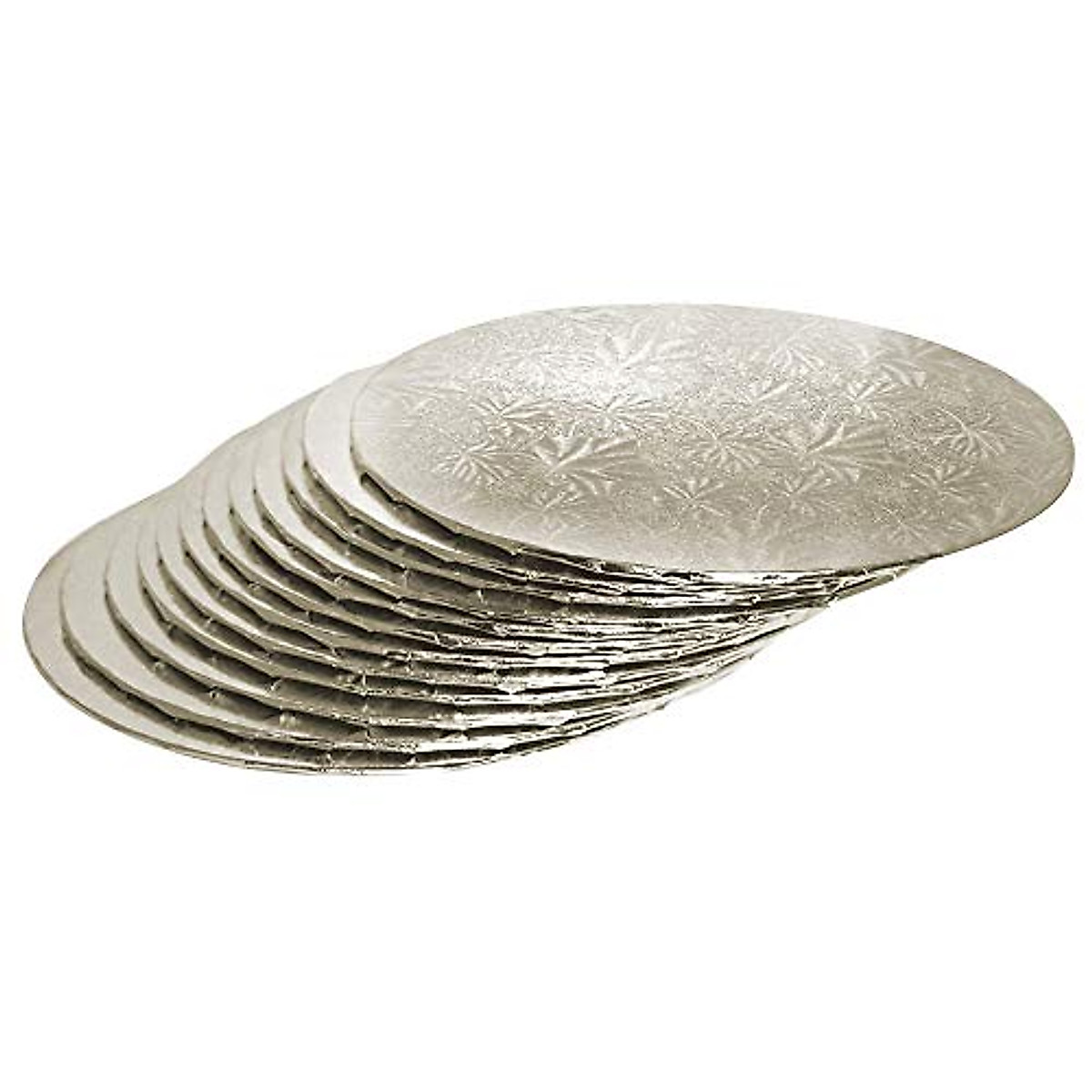10" Silver Round Thin Drum 1/4", 25 Count