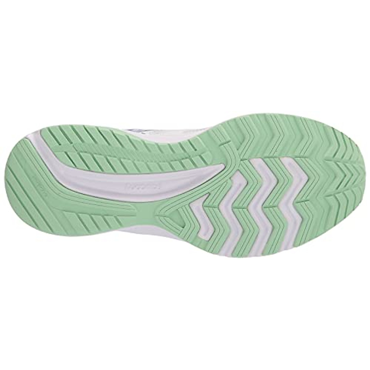 Saucony Women's Cohesion 14 Road Running Shoe, White/Navy/Mint, 8.5