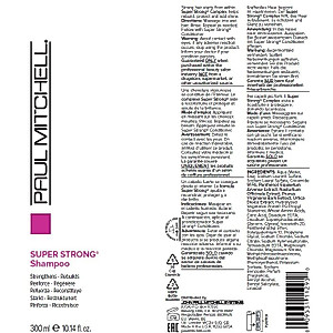 Paul Mitchell Super Strong Shampoo, Strengthens + Rebuilds, For Damaged Hair, 33.8 fl. oz.