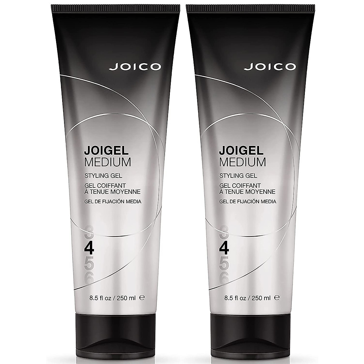 JoiGel Medium Styling Gel | For Most Hair Types | Add Body and Volume | Lock In Moisture & Boost Shine | Thermal Heat & Humidity Protection | Protect Against Pollution | 8.5 Fl Oz (Pack of 2)