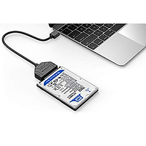 DMLIANKE SATA to USB 3.0 Adapter for 2.5" HDD Hard Drives, USB 3.0 to SATA Cable, USB Sata Adapter Support UASP for 2.5 Inch SSD/HDD (SATA to USB A 3.0 Adapter)