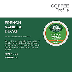 Keurig, Green Mountain, French Vanilla Decaf Coffee, K-Cup packs, 48-Count
