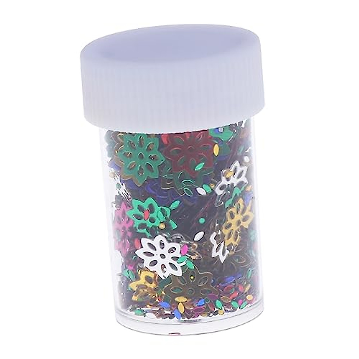 COHEALI 3pcs 12 Sequin Gold Powder Sequin Painting Gold Powder Sequined Gold Powder Handmade DIY Colorful Gold Powder Glitter Powder Boxed Snowflake Shape Gold Powder