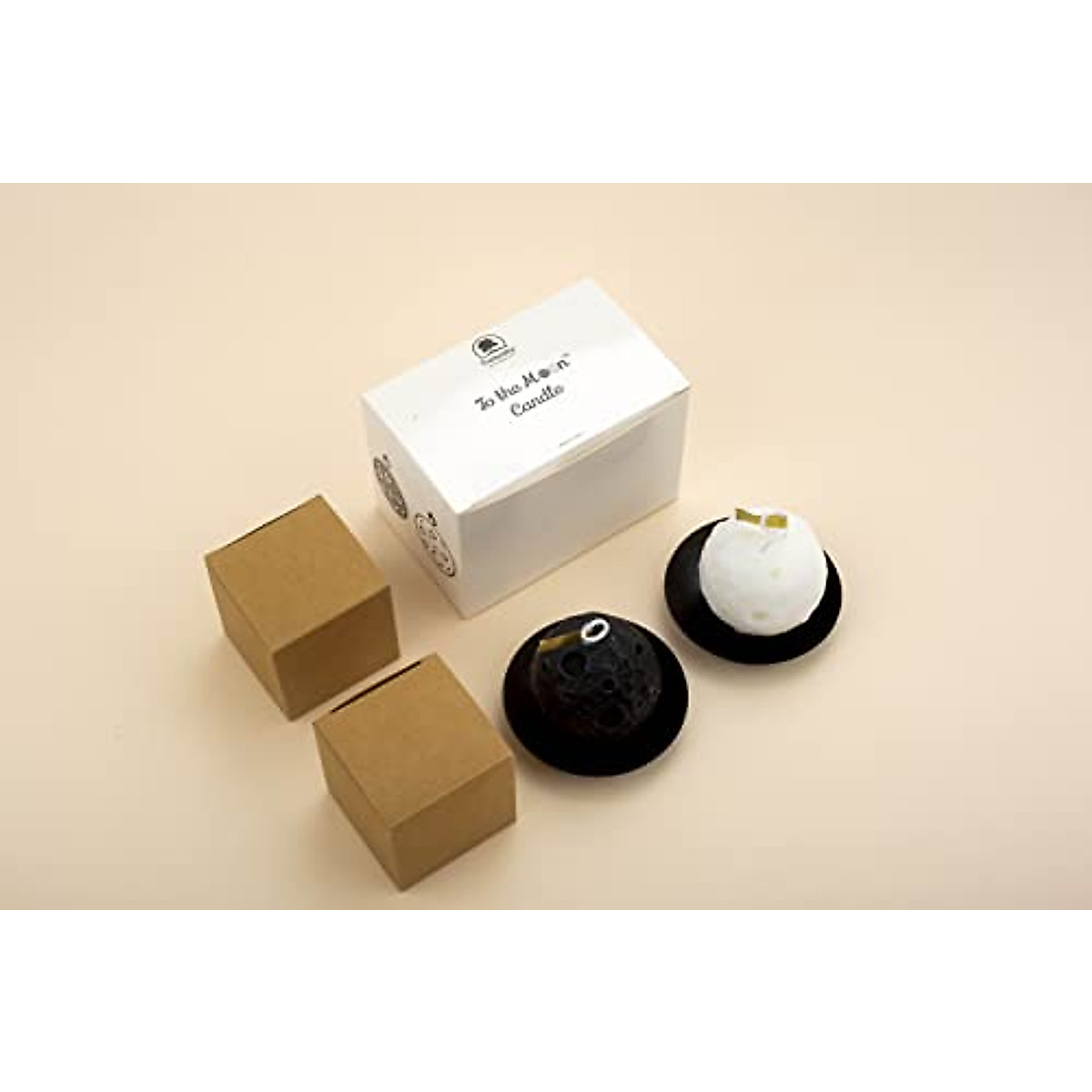 Trebisky to The Moon Shaped Candles, Tealight for Home Decor, Wax Melts Room Decorations, Meditation, SPA, Wedding, Valentine's Day, Birthday Gift, Anniversary Celebration (Unscented-Seasalt, 2Pack)