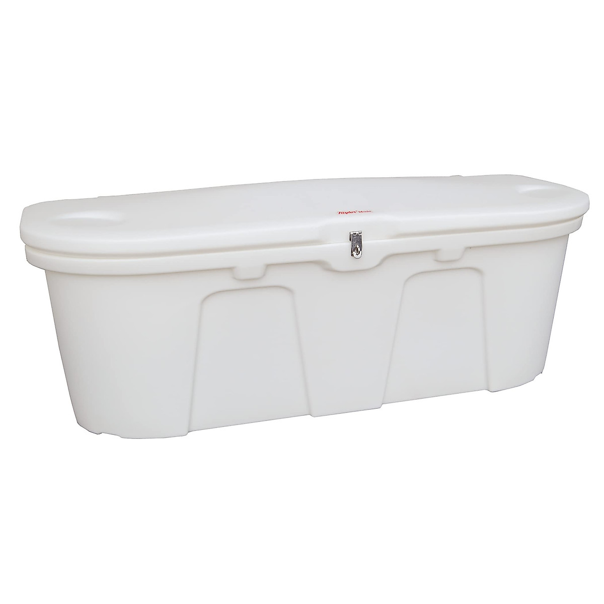 TAYLOR MADE 123650 Stow N' Go Poly Dock and Patio Storage Box - 43" L x 21" W x 36" H, Classic White