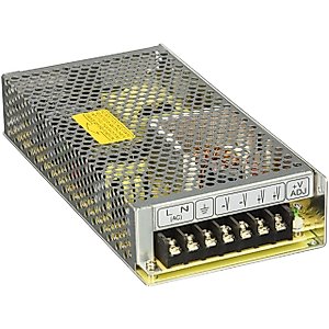 MEAN WELL RS-150-12 AC to DC Power Supply, Single Output, 12V, 12.5 Amp, 150W, 1.5" - 323839