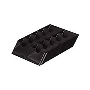Fits Andis, Oster, Wahl, PediPaws etc Blade Racks for Groomer Barber Stylist - Store Protect Clipper & Trimmer Blades(1 Blade Rack Black)