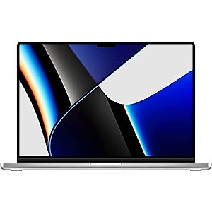 Late 2021 Apple MacBook Pro with Apple M1 Pro chip (16 inch, 16GB RAM, 512GB SSD) Silver (Renewed)