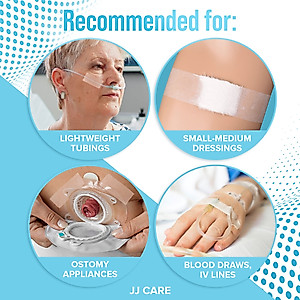 JJ CARE Micropore Tape [Pack of 14], 1” x 10 Yards, Breathable Paper Tape Medical Use, Latex-Free Paper Surgical Tape, Individually Boxed Paper Bandage Tape Rolls