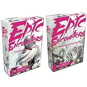 Steamforged Games Epic Encounters Caverns of The Frost Giant and Halls of The Orc King Bundle (2 Items)