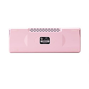 GK GAMAKAY LK67 65% RGB Modular DIY Mechanical Keyboard, 67 Keys Hot Swappable 3pin/5pin Switch, Programmable Triple Mode Bluetooth 5.0/USB-C Wired/2.4GHz Wireless Customized Keyboard Kit (Pink)