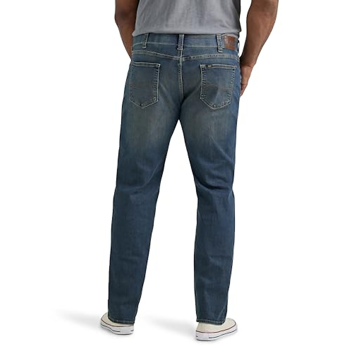 Lee Men's Big & Tall Extreme Motion Relaxed Straight Jean Maverick 48W x 28L