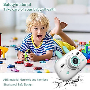 FeiLok Kids Camera for 3-9 Year Old Boys Gilrs, Best Birthday Gifts and Christmas Toys with 2.4" IPS Eye Care Screen 1080p Video Children Digital Camera Capture The Special Moment, 32GB SD Card