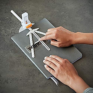 Fiskars Flat Vinyl Alignment Tool, White/Orange