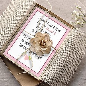 Gevinna Funny Birthday Card for Daughter, Humor Birthday Card for Her, Daughter Card, Thank You for Being My Daughter