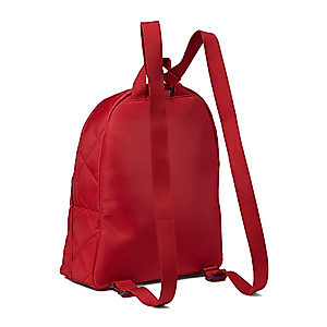 Tommy Hilfiger Daisy Medium Dome Backpack Quilted Smooth Nylon Tommy Red One Size