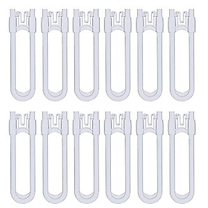 Baby Safety Locks for Cabinets-GRANDOTO Sliding Cabinet Locks for Babies & Childproof Safe Latches & Child Proofing Lock of Drawer,Wardrobe,Fridge,Bathroom,Kitchen,Cupboard Door Handle (White 12P)