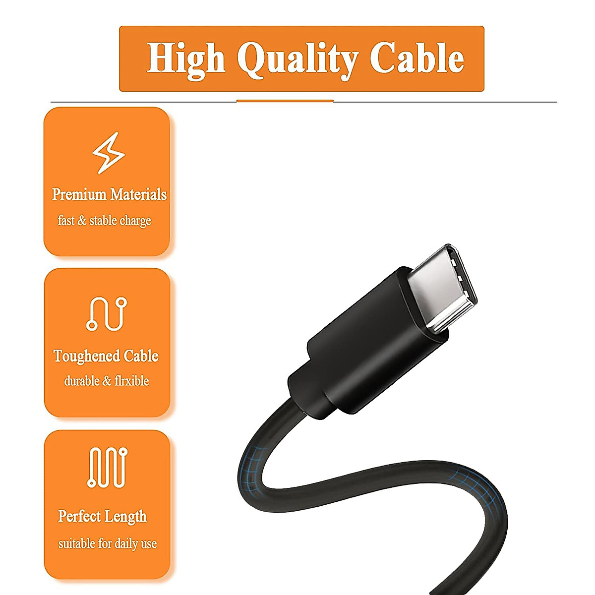 SGUUVAY USB C Charger Adapter Cable Compatible with New Beats Flex Wireless Earphones, New Beats Studio Buds Earbuds Headphones,Beats Fit Pro True Wireless Earbuds,JBL,Sony and Other Type-C Earbuds