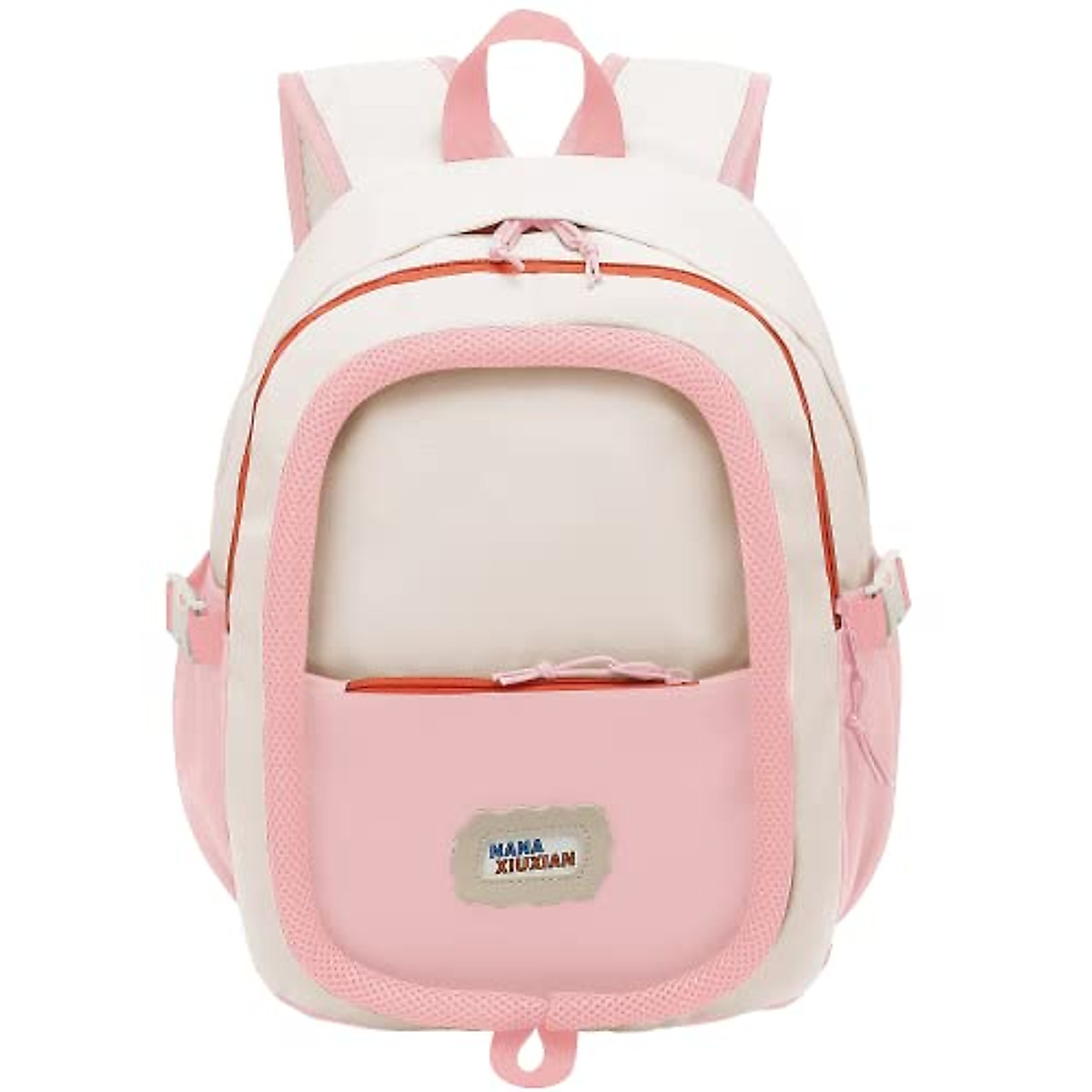 Leaper Water-resistant Laptop Backpacks Lightweight Shoulder Backpack Cute Travel Satchel Pink