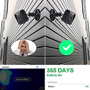 iTODOS 3 Pack 25ft/7.5m Outdoor Power Cord for Blink Outdoor (3rd Gen) XT3,Blink Outdoor 4(4th Gen)/Blink XT XT2 Camera with Adapter,Weatherproof Power Cable,Charging Cable Charger for Blink Outdoor