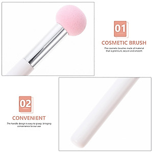 Lurrose 3Pcs Foundation Sponge Powder Puff Mushroom Head Dry and Wet Makeup Puff Makeup Brush Sponge Applicator Concealer Brush Sponge for Women Girls