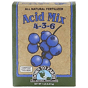 Down to Earth All Natural Acid Mix Fertilizer 4-3-6, 1 lb