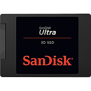 SanDisk Ultra 3D NAND 4TB Internal SSD - SATA III 6 GB/S, 2.5"/7mm, Up to 560 MB/S - SDSSDH3-4T00-G25, Solid State Hard Drive