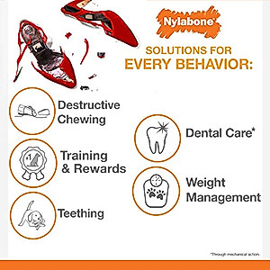 Nylabone Power Chew Double Bone Long Lasting Chew Toy for Dogs Medium - Up to 30 lbs.
