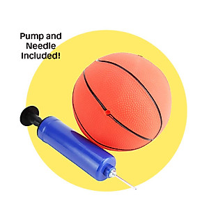 Boley 4 Piece Playground Ball Set - Includes Soccer Ball, Basketball, Football, Volleyball, and Ball Pump - Great for Backyard Games, Outdoor Sports, Schoolyard Activities