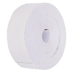Racket Head Tape, Racket Head Guard Sticker Tennis Racket Accessories Easy to Use 5m/16.4ft for Tennis Player for Outdoor(White)