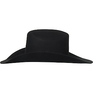 ARIAT Men's Wool Cowboy Hat, Black, 7 1/4