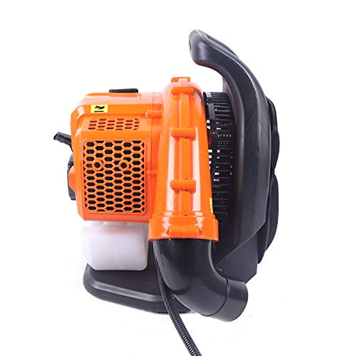 42.7cc Horizontal Bar Air-Cooled 2 Stroke Backpack Gas Powered Leaf Blower Snow Blowing Machine Grass Blower 6800r/min for Outdoor Lawn Garden Yard Cleaning