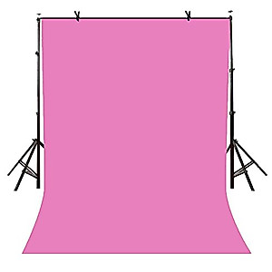 LYLYCTY 5x7ft Photography Studio Non-Woven Backdrop Millennium Pink Backdrop Solid Color Backdrop Simple Background LY091