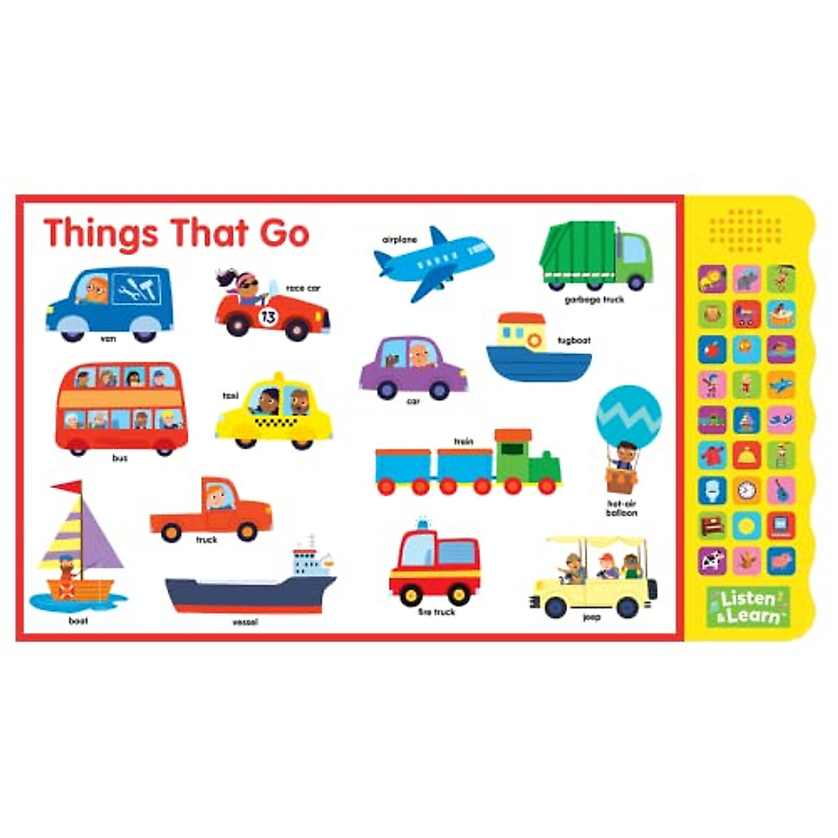 27-Button Sound Book Let's Learn First Words (Listen & Learn)