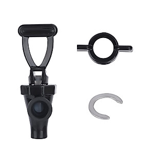 Vonluxin 03260.0002 Faucet Kit for Tea Dispenser, Replacement Spigot for Beverage Dispenser (2 Pack Set, Include 2 Wing Nut and 2 C-Ring) (1 Pack)