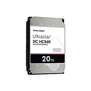 WD Ultrastar DC HC560 WUH722020ALE6L4 20 TB Hard Drive - 3.5" Internal - SATA (SATA/600) - Conventional Magnetic Recording (CMR) Method - Storage System, Video Surveillance System Device Supporte