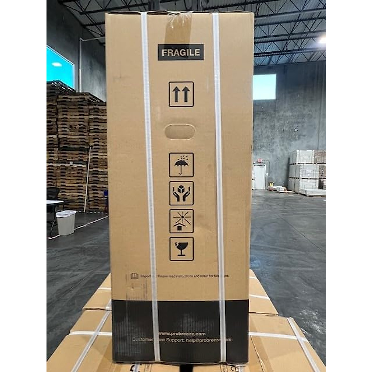 Pro Breeze Smart Air Conditioner Portable 10,000 BTU - 1130W Portable Air Conditioner with 4-in-1 Function, 300 Sq Ft Coverage, 24 Hour Timer & Window Venting Kit Included - AC Unit with Wifi & App