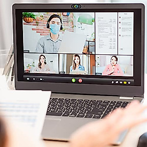 Veekyvicky Laptop Camera Cover Slide Webcam Cover for Privacy Fits for Mini PC, PC, Surface, Tablet, Desktop Computer, Smart Phone - 3 Packs, Ocean