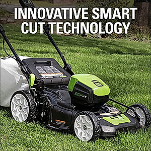 Greenworks Pro 80V 21-Inch Brushless Self-Propelled Lawn Mower 4.0Ah Battery and Charger Included, MO80L410