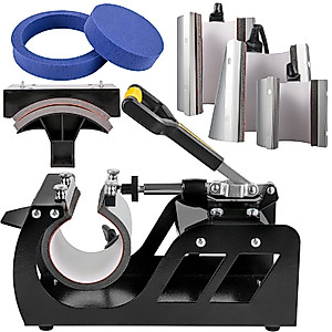 VEVOR Upgrade Heat Press Machine ETL Quality & Safety Certificated 12 x 15 in 8 in 1 Heat Press Power-Saving Combo Multifunctional Sublimation 360°Rotation Heat Press Shirt Printing Machine Black